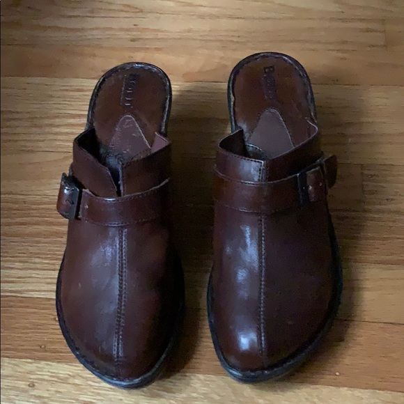 Born | Shoes | Born Dark Brown Leather Vintage Clog | Poshmark